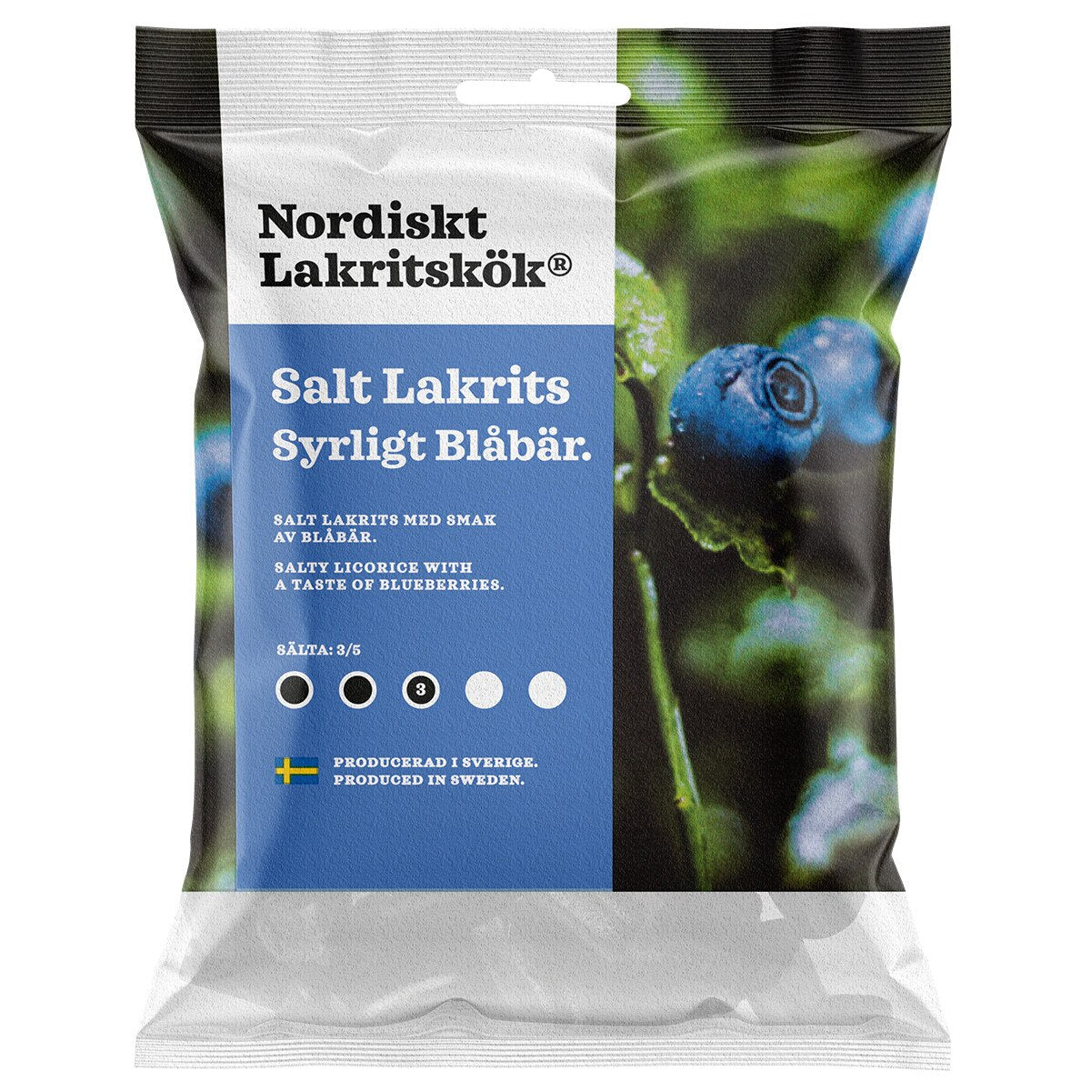 Nordiskt Lakritskok Salt Licorice Sour Blueberry – Sweetish Candy- A ...