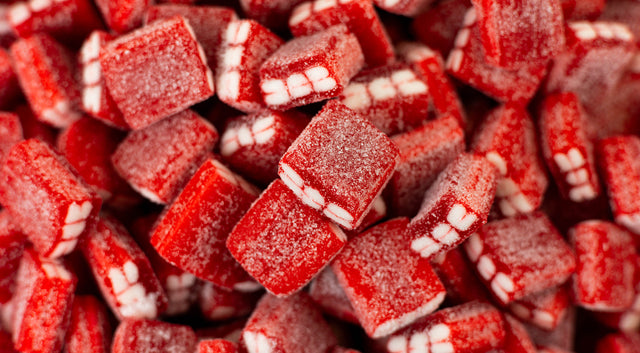 Sour Strawberry Bricks – Sweetish Candy- A Swedish Candy Store