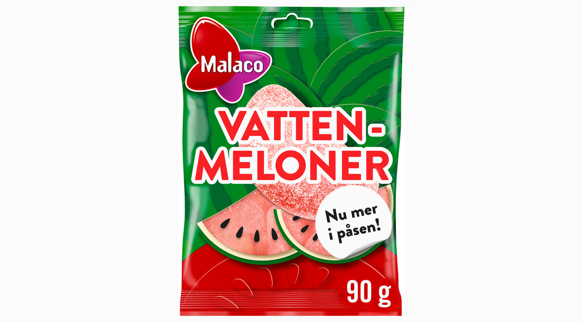 Malaco Sour Watermelon 90g – Sweetish Candy- A Swedish Candy Store