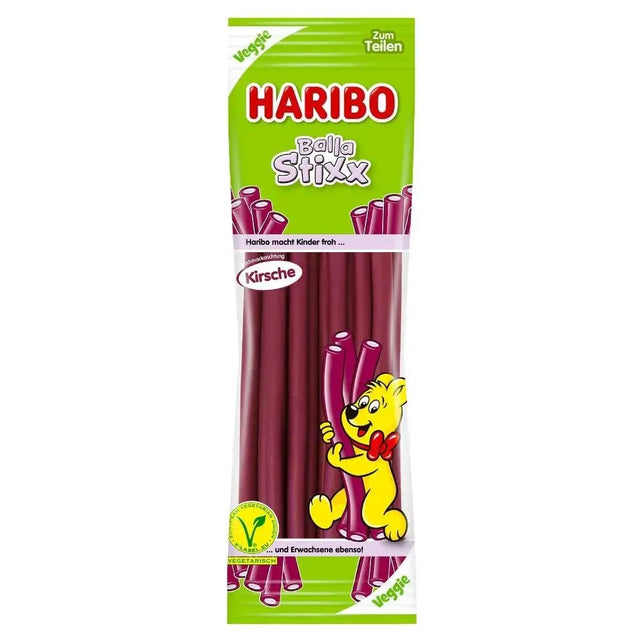 Haribo Cherry Balla Stixx 200g – Sweetish Candy- A Swedish Candy Store