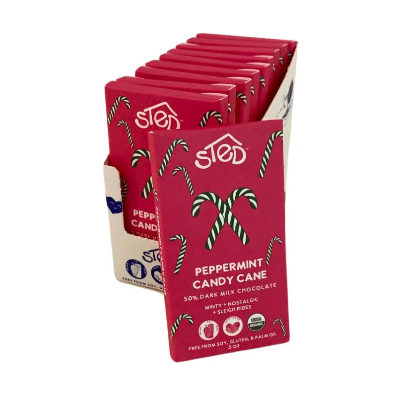 Sted Peppermint Candy Cane Mini 14g – Sweetish Candy- A Swedish Candy Store