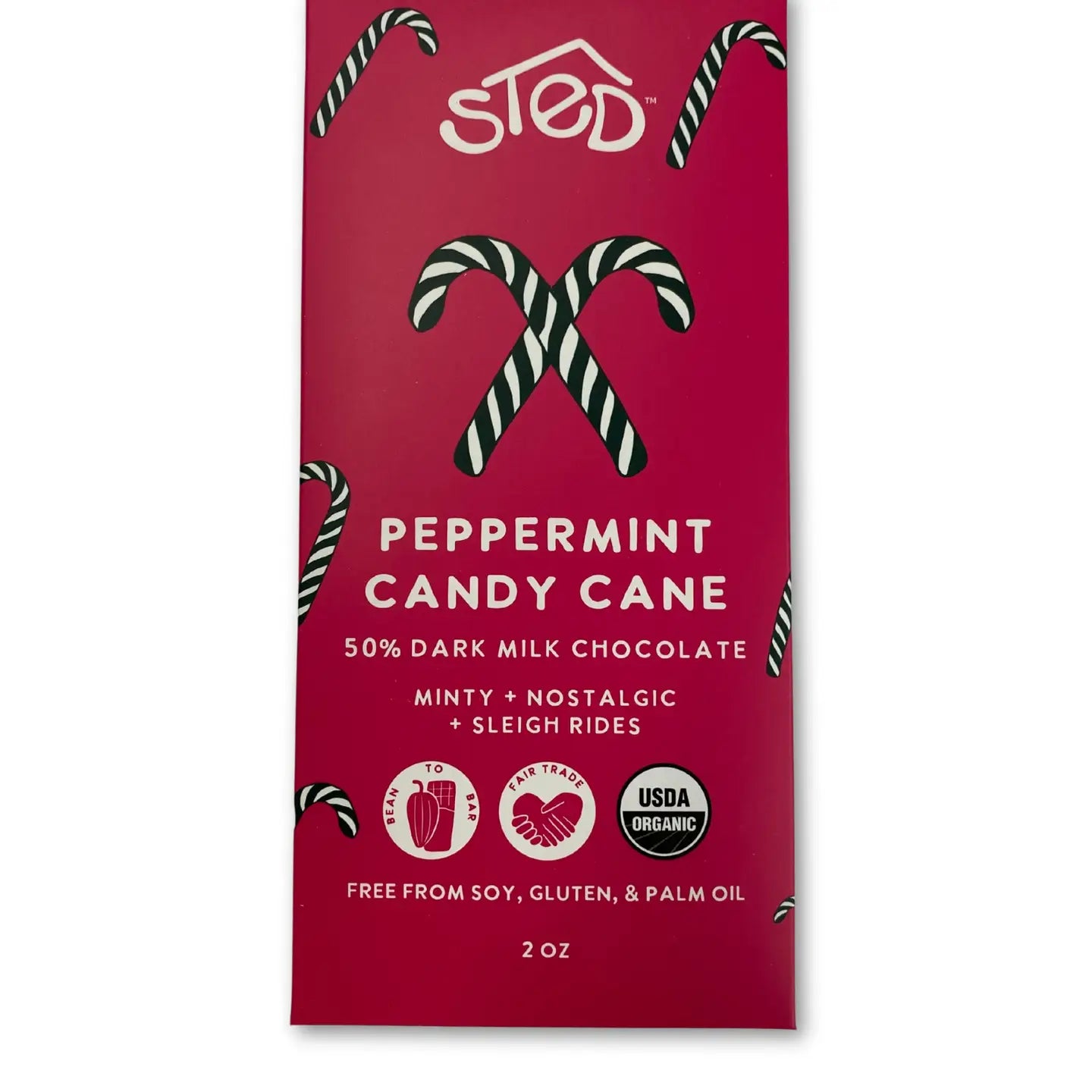 Sted Peppermint Candy Cane 56g – Sweetish Candy- A Swedish Candy Store