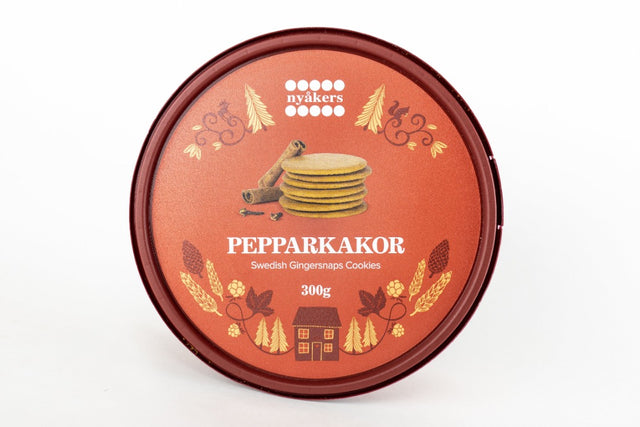 Nyakers Original Gingersnaps Red Tub 10.58oz, BEST BY: December 2025 ...