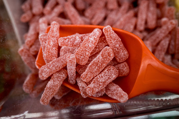 Hallonshots (Raspberry Pucker) - Sweetish Candy- A Swedish Candy Store