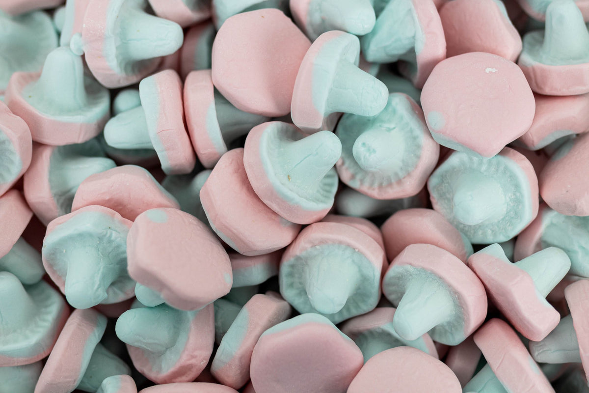 Fizzy Mushrooms – Sweetish Candy- A Swedish Candy Store